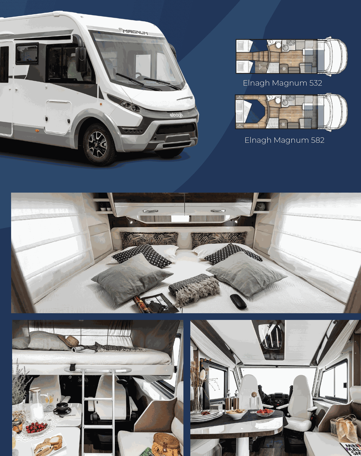 Ontdek het gamma van Elnagh bij Alpha Motorhomes